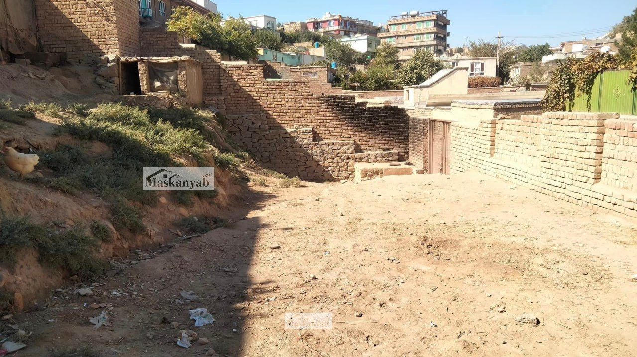 Four-side-wall land for sale in Karte Naw, Kabul - MaskanYab.af